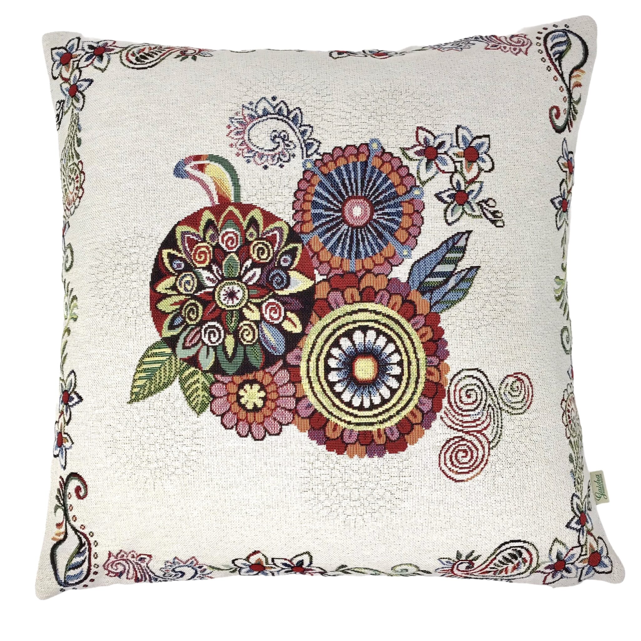 "cervo in loden e similcuoio marrone" federa cuscino • Gaidra